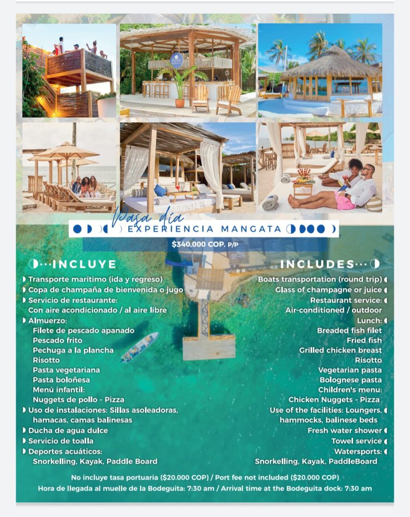 PASADÍA MANGATA BEACH CLUB - Cartagena BayTours